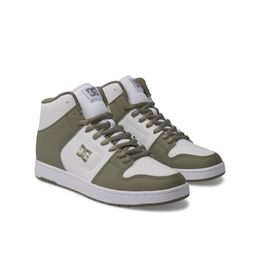 DC Shoes Herren Sneaker "Manteca 4 Hi", Gr. 8, wei&szlig;, Obermaterial:51.34% Leder, 48.66% Synthetikmaterial;, Schuhe