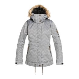 Roxy Damen Snowboardjacke "Meade"true schwarz, wei&szlig;, Gr. L, 100% Polyester, Jacken