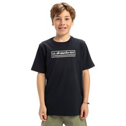 Quiksilver Jungen Shirttop "Ev Sun Dagger", blau, Gr. 8, [Hauptstoff] 100% Baumwolle, Tops