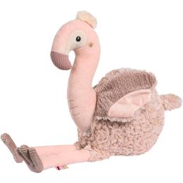 babyFEHN FEHN Kinder Kuscheltier "Lazy, Crazy & Pink, Kuscheltier Flamingo XL", rosa, Pl&uuml;sch, Softvelour, B:28,5cm H:10,4cm L:56cm, Pl&uuml;schfiguren