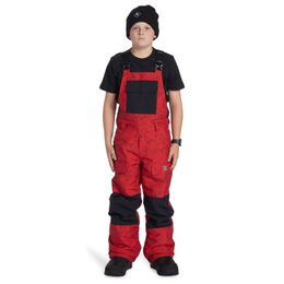 DC Shoes Jungen Snowboardhose "Roadblock"stacked barbados cherry, Gr. 10, 100% Polyester, Hosen