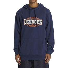 DC Shoes Herren Hoodie "Standout", blau, Gr. S, 55% Baumwolle, 25% Baumwolle, 20% Polyester, Sweatshirts