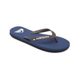 Quiksilver Herren Sandale "Molokai", Gr. 13, blau, Obermaterial: Synthetikmaterial / Au&szlig;ensohle: Moosgummi, Schuhe