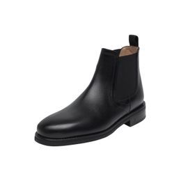 Henry Stevens Damen Chelseaboots "Ella CB2", Gr. 39,5, schwarz, Boxcalf, Schuhe