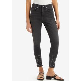Levi's LEVI'S Damen 7/8-Jeans "721 HIGH RISE SKINNY", schwarz, Gr. 27, Denim/Jeans, Obermaterial: 81% Baumwolle, 18% Polyester, 1% Elasthan, Jeans