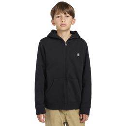 Element Jungen Kapuzensweatjacke "Cornell Classic", schwarz, Gr. 12, Obermaterial: 40% Polyester, 30% Baumwolle, 30% Baumwolle;, Sweatjacken