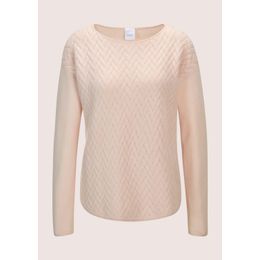 Madeleine Mode MADELEINE Damen Longpullover "Pullover Pullover", rosa, Gr. 40, Obermaterial: 90% Schurwolle WV. 10% Kaschmir WS., Pullover