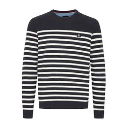 FQ1924 Herren Strickfleece-Pullover "Strickpullover FQKyle", blau, Gr. XXL, Obermaterial: 100% Baumwolle CO., Pullover