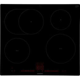 Siemens Induktions-Kochfeld "EH601LFC1E", B:60cm H:5,6cm T:51,2cm, schwarz, Kochfelder