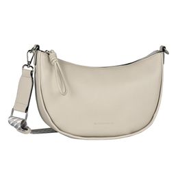 Tom Tailor Damen Handtasche "Tatiana", grau, Lederimitat, Taschen, fein gewebter dreifarbiger Gurtband mit harmonischem &bdquo;T&ldquo; ́Logodruck