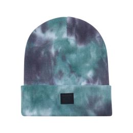 Urban Classics Damen Beanie "Urban Classics Unisex Tie Dye Beanie"grau, teal, Baumwolle, M&uuml;tzen