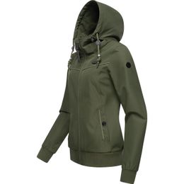 Ragwear Damen Outdoorjacke "Jotty", gr&uuml;n, Gr. 4XL, Au&szlig;enmaterial: 100% Polyester; Innenfutter: 100% Polyester, Jacken, wasserdichte &Uuml;bergangsjacke