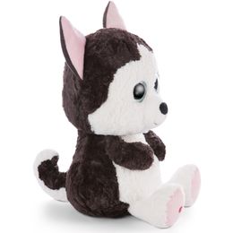 Nici Kinder Kuscheltier "Glubschis, Husky Barkley, 45 cm", schwarz, Pl&uuml;sch, Polyester, H:45cm, Pl&uuml;schfiguren