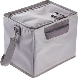 keeeper K&uuml;hltasche "neo, faltbare Isoliertasche", B:31,5cm H:26,5cm T:23cm, grau, K&uuml;hlboxen, mit Schultergurt, wasserabweisend und auslaufsicher