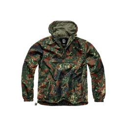 Brandit Herren Allwetterjacke "Brandit Herren Summer Pull Over Jacket"flecktarn, Gr. 4XL, mehrfarbig, 100% Polyester, Jacken