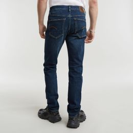 G-Star Raw G-STAR Herren Regular-fit-Jeans "3301 Straight Tapered", blau, Gr. 30, Denim/Jeans, Obermaterial: 99% Baumwolle, 1% Elasthan, Jeans