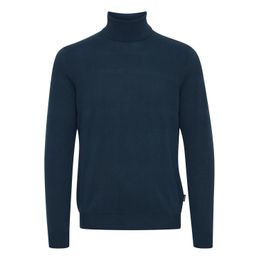 Blend Herren Rollkragenpullover "Rollkragenpullover BHPullover", blau, Gr. L, unifarben, Obermaterial: 100% Baumwolle CO., Pullover