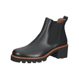 Paul Green Damen Stiefelette "Paul Green Stiefelette Leder/Textil", Gr. 40,5, schwarz, Leder, Textil, Schuhe