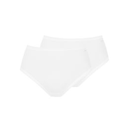 Mey Damen Bikinislip "Triniti", Gr. 46, wei&szlig;, Feinripp, Obermaterial: 97% Baumwolle, 3% Elasthan, unifarben, Unterhosen, elastisch, Cotton-Mix, weich