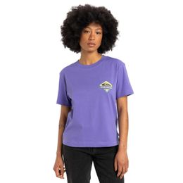 Quiksilver Damen Funktionstop "Standard"dusted peri, Gr. M, 100% Baumwolle, Tops