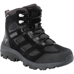 Jack Wolfskin Damen Wanderschuh "VOJO 3 TEXAPORE MID W", Gr. 37, schwarz, Leder, Textil, Schuhe, wasserdicht, Trekkingschuh