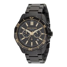 Armani Exchange Uhr Herren Gr&ouml;&szlig;e One Size gold / schwarz