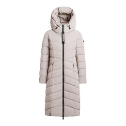 Khujo Damen Steppmantel "TAMKE 2IN1 (EINSATZ HERAUSNEHMBAR)", beige, Gr. XL, unifarben, 100% Polyester, M&auml;ntel