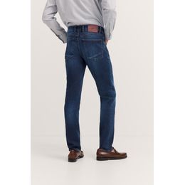 Bugatti Herren 5-Pocket-Jeans396, schwarz indigo, Gr. 31, 81% Baumwolle, 11% Lyocell, 6% Polyester, 2% Elasthan, Jeans, mit Stretchfunktion
