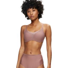 Triumph Damen B&uuml;gelloser BH "Shape Smart P", Gr. 2, rosa, Microtouch, Obermaterial: 51% Polyamid, 25% Polyester, 24% Elasthan, BHs, gl&auml;ttend,