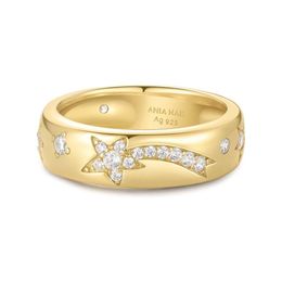Ania Haie Ring Damen Gr&ouml;&szlig;e 56 gold / transparent