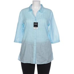 Walbusch Bluse Damen Gr&ouml;&szlig;e XXL Second Hand hellblau