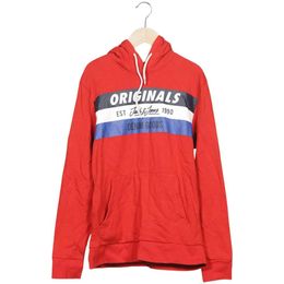 Jack & Jones JACK & JONES Kapuzenpullover Herren Gr&ouml;&szlig;e M Second Hand rot