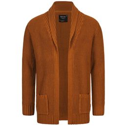 INDICODE Jeans Knit Cardigan male Brown size XXL