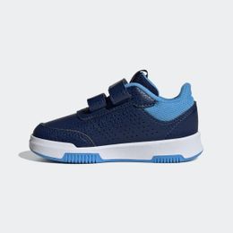 M&auml;dchen Klettschuh "TENSAUR HOOK AND LOOP", adidas Sportswear, Gr. 24, blau, Synthetik, Textil, Schuhe, f&uuml;r Kinder mit Klettverschluss