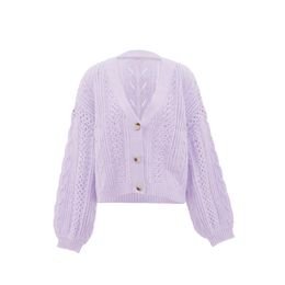 aleva Strickjacke Damen Gr&ouml;&szlig;e XS/S lavendel