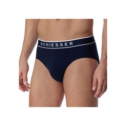 Schiesser Herren Slip "Slip 6PACK Rio-Slip "95/5" 6er Pack", Gr. XL, blau, Obermaterial: 95% Baumwolle CO. 5% Elasthan EL., Unterhosen