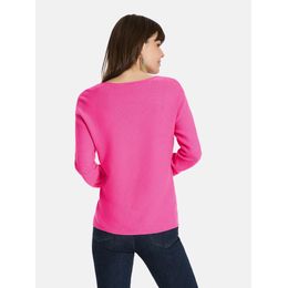 LIEBLINGSST&Uuml;CK LIEBLINGSST&Uuml;CK Damen Strickpullover "Kyna", rosa, Gr. 44, clean, unifarben, Strick, Obermaterial: 100% Baumwolle, Pullover, mit Rundhals