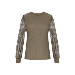 NAEMI Bluse 'Fashion Look' Damen Gr&ouml;&szlig;e L khaki
