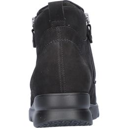 Waldl&auml;ufer WALDL&Auml;UFER Damen Schlupfboots "H-BRUNI", Gr. 3,5, schwarz, Nubukleder, unifarben, Schuhe, Winterboots, Stiefelette, Bequemschuh in Komfortweite G (=