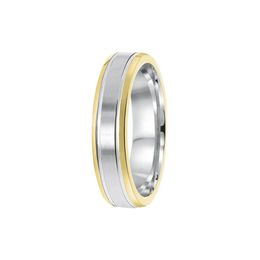 Lucardi Ring Herren Gr&ouml;&szlig;e 64 gold / silber