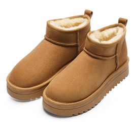 Ara Damen Winterboots "ARKTIS", Gr. 39cognac, Lammfell, Veloursleder, unifarben, Schuhe, Schlupfboots, Plateauboots mit modischem kurzen Schaft,