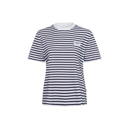 JOOP! Jeans T-Shirt ' Teele ' Damen Gr&ouml;&szlig;e L marine / wei&szlig;