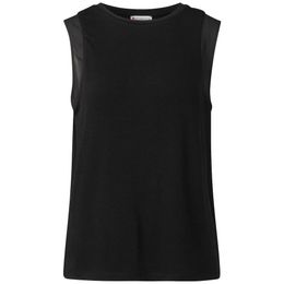Street One Top Damen Gr&ouml;&szlig;e M/L schwarz