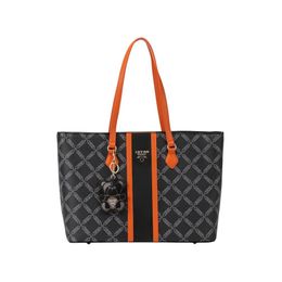 19V69 Italia Shopper 'Rialta' Damen Gr&ouml;&szlig;e One Size dunkelgrau / orange / schwarz