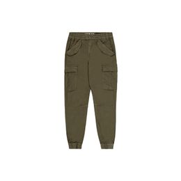 Damen Cargohose "Airman Pant", gr&uuml;n, Gr. 31, Alpha Industries, Obermaterial: 98% Baumwolle, 2% Elastan; Futter: 100% Baumwolle, Hosen