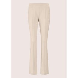 Madeleine Mode MADELEINE Damen Schlupfhose "Bootcut-Hose Schlupfhose mit ausgestelltem Bein", grau, Modern, Gr. 42, Obermaterial: 65% Viskose CV. 30% Polyamid PA.