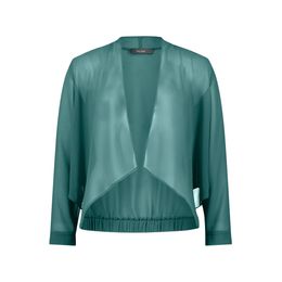 Vera Mont Damen Blusenjacke "Damen ohne Verschluss"schwarz emerald, Gr. 46, Chiffon, Obermaterial: 100% Polyester, Jacken