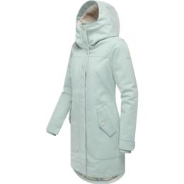 Ragwear Damen Wintermantel "Jannisa Coat"mint, Gr. 4XL, Obermaterial: 100% Polyester; Innenfutter: 100% Polyester; Wattierung: 100% Polyester,