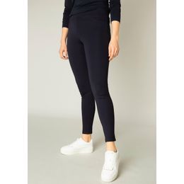 Base Level Damen Jeggings "Ornika", blau, Gr. 38, unifarben, Web, Obermaterial: 65% Viskose, 30% Polyamid, 5% Elasthan, Hosen, Bequemes Material in