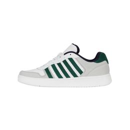 K-Swiss Sneaker 'Court Palisades' Herren Gr&ouml;&szlig;e 40 hellgrau / grasgr&uuml;n / wei&szlig;